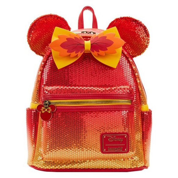 Loungefly | Bags | Loungefly Disney Fall Sequin Minnie Mouse Ombre Mini ...